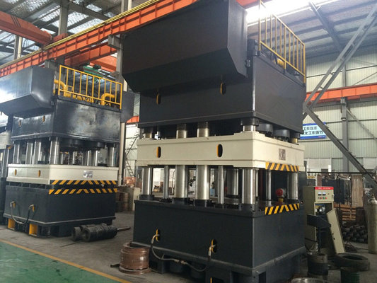 China Door Making Large Hydraulic Press , Eight Columns High Speed Stamping Press supplier